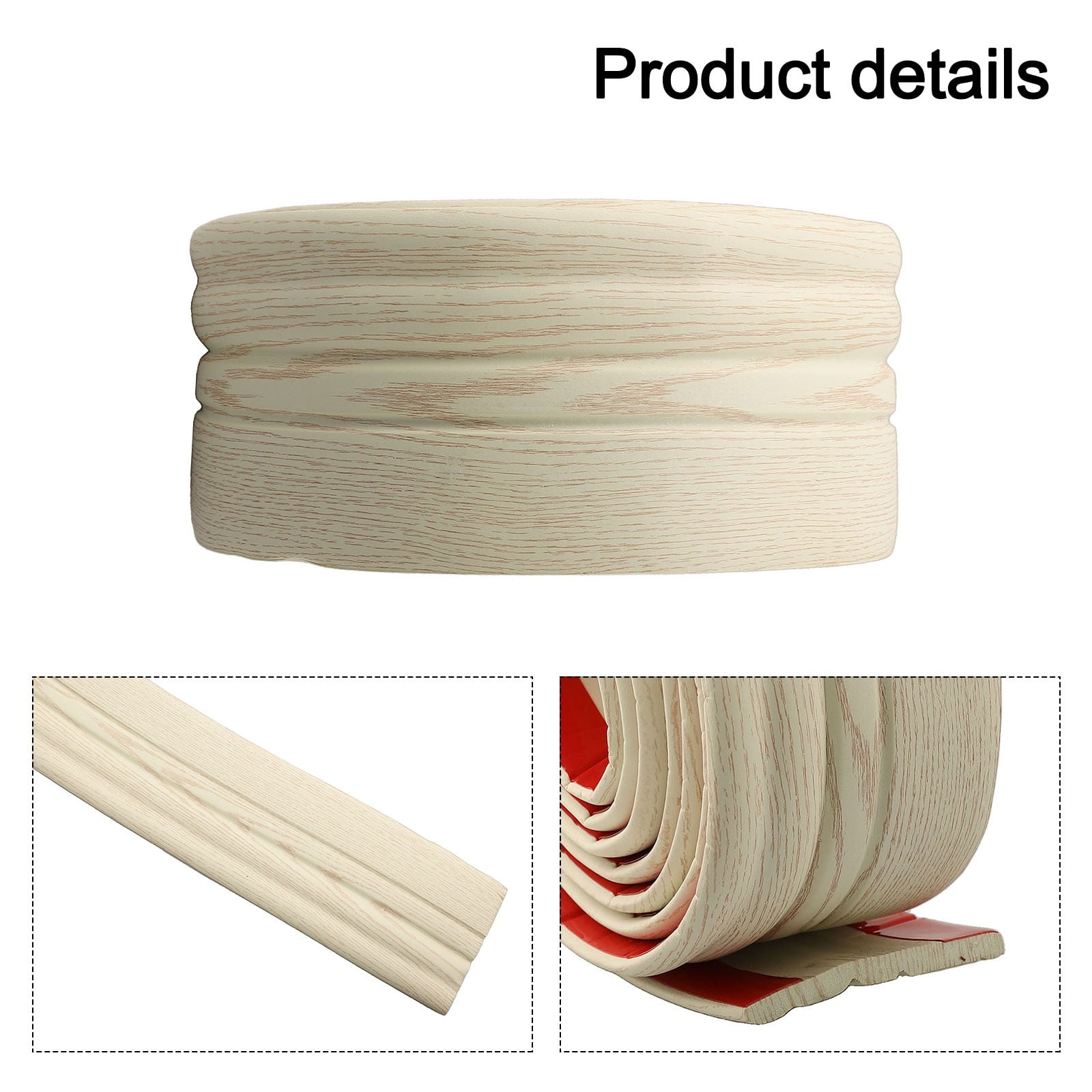 Decorative Skirting Foam Self-Adhesive Skirting Waist Line 3 Meters ...