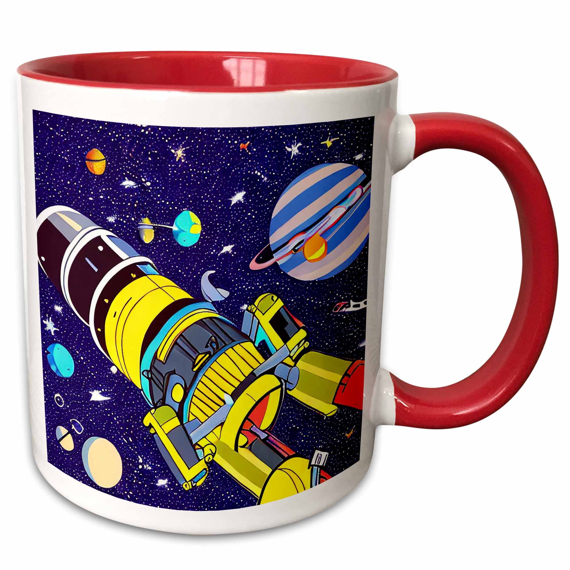3drose, Decorative Space Exploration Art. Spaceships, Stars, Planets ...