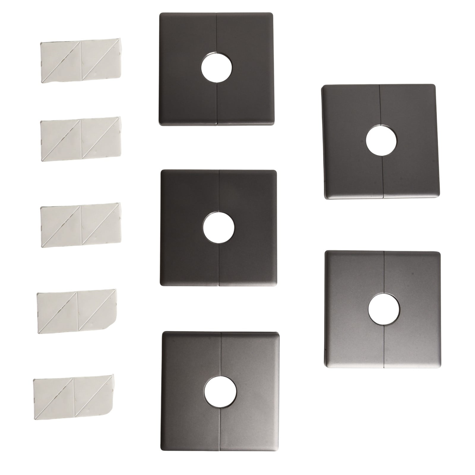 Decorative Square Pipe Escutcheon Plates For Wall Covering Pack Of 5 ...
