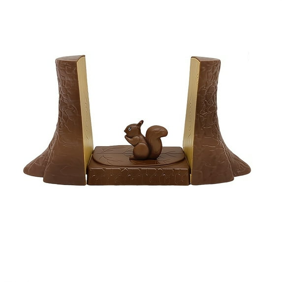 Decorative Squirrel Bookends for Shelves Desk Office Home Library ...
