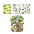 Decorative Sticker Fairies Tale Series Landscape Sticker 3D Scene ...