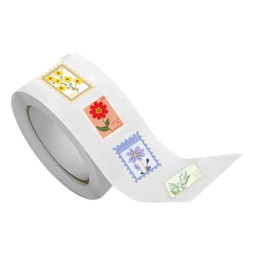 Decorative Sticker Floral Decal Flower Stamp Sticker Decal for ...