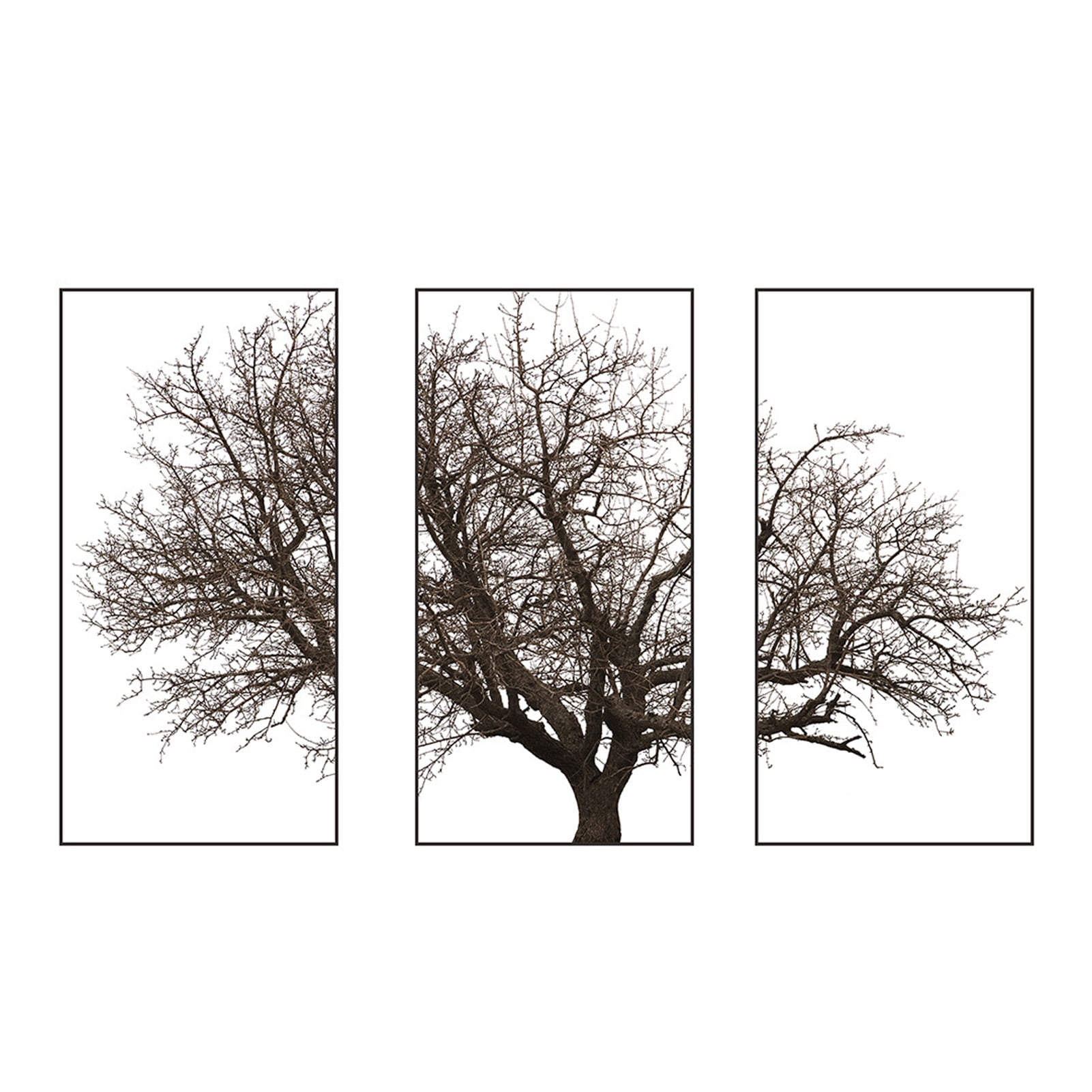 Decorative Stickers Nordic Style Gray Tree Wall Art Decals Home ...