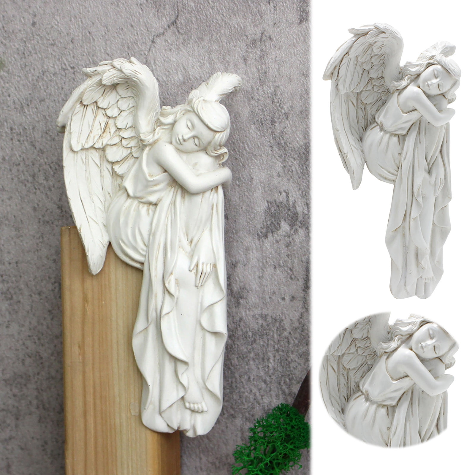 Decorative Stones Sleeping Angel Door Frame Pendant European Home Resin ...