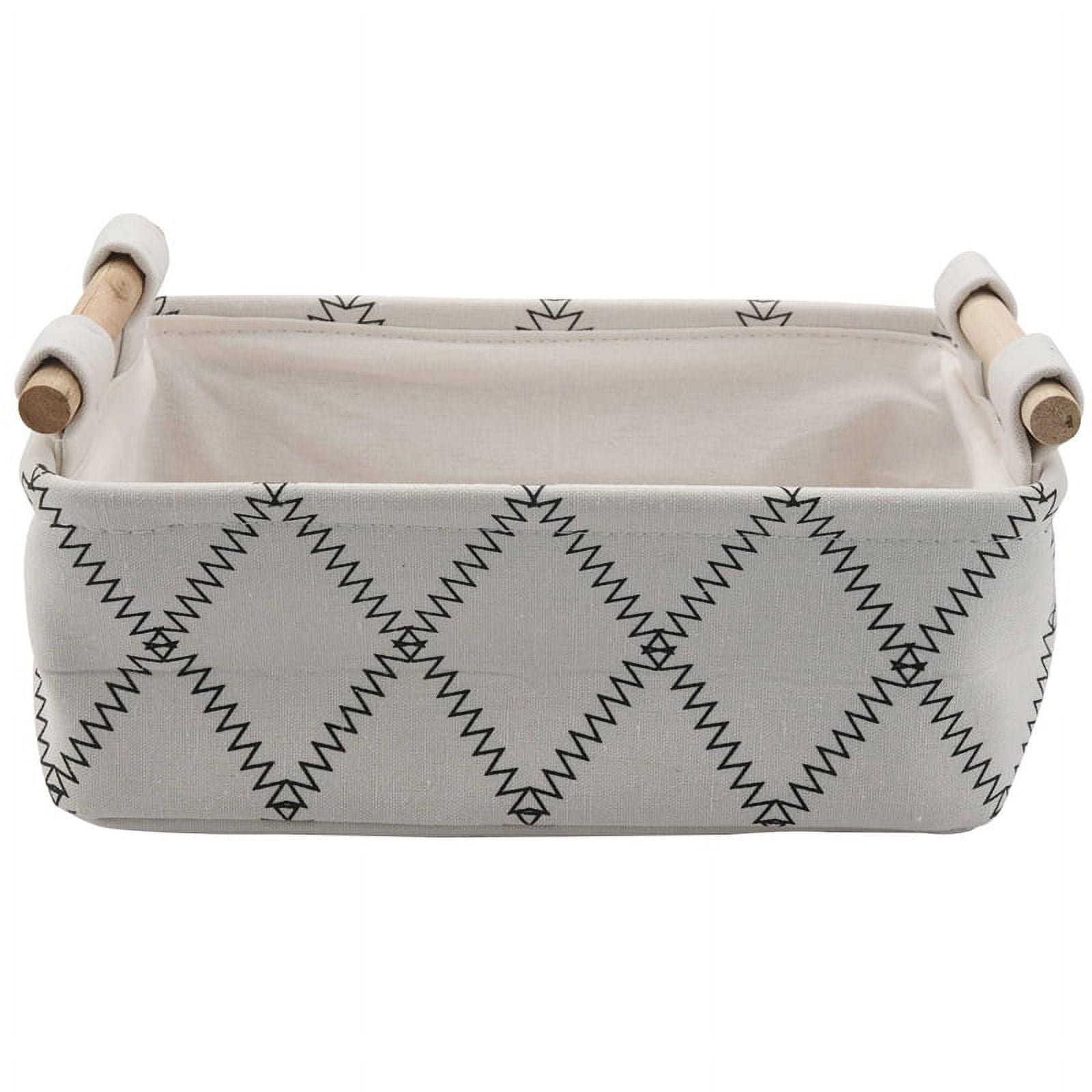 Decorative Storage Basket Bins - Foldable Fabric Gift Baskets Empty ...