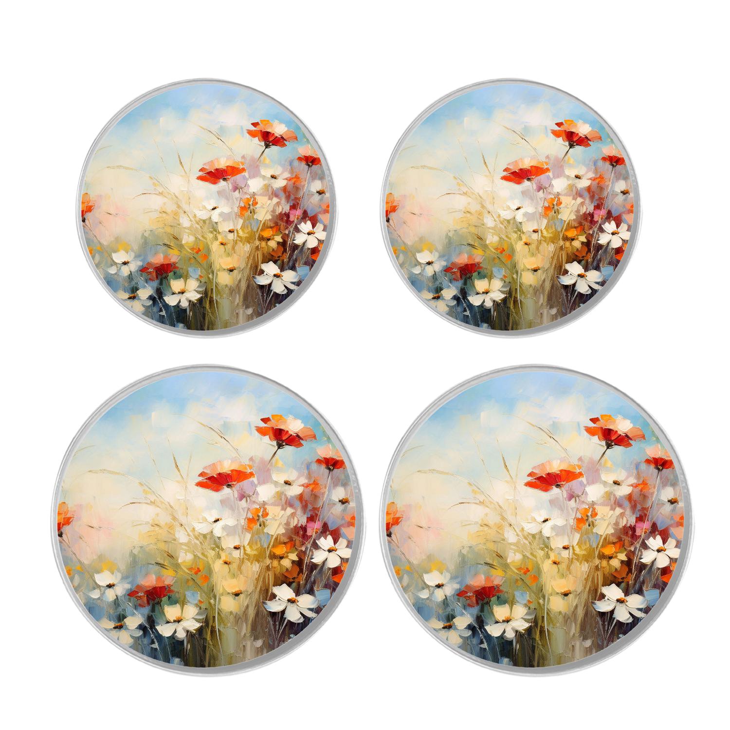 Decorative Stove Burner Covers 4 Pcs Metal Gas Stove Burner Cover 8Inch ...