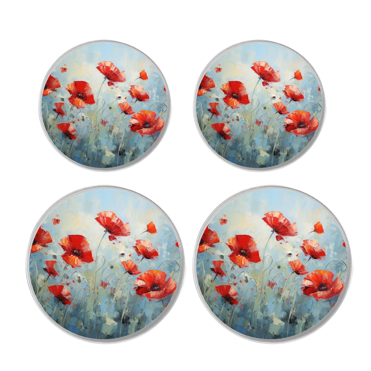 Decorative Stove Burner Covers 4 Pcs Metal Gas Stove Burner Cover 8Inch ...