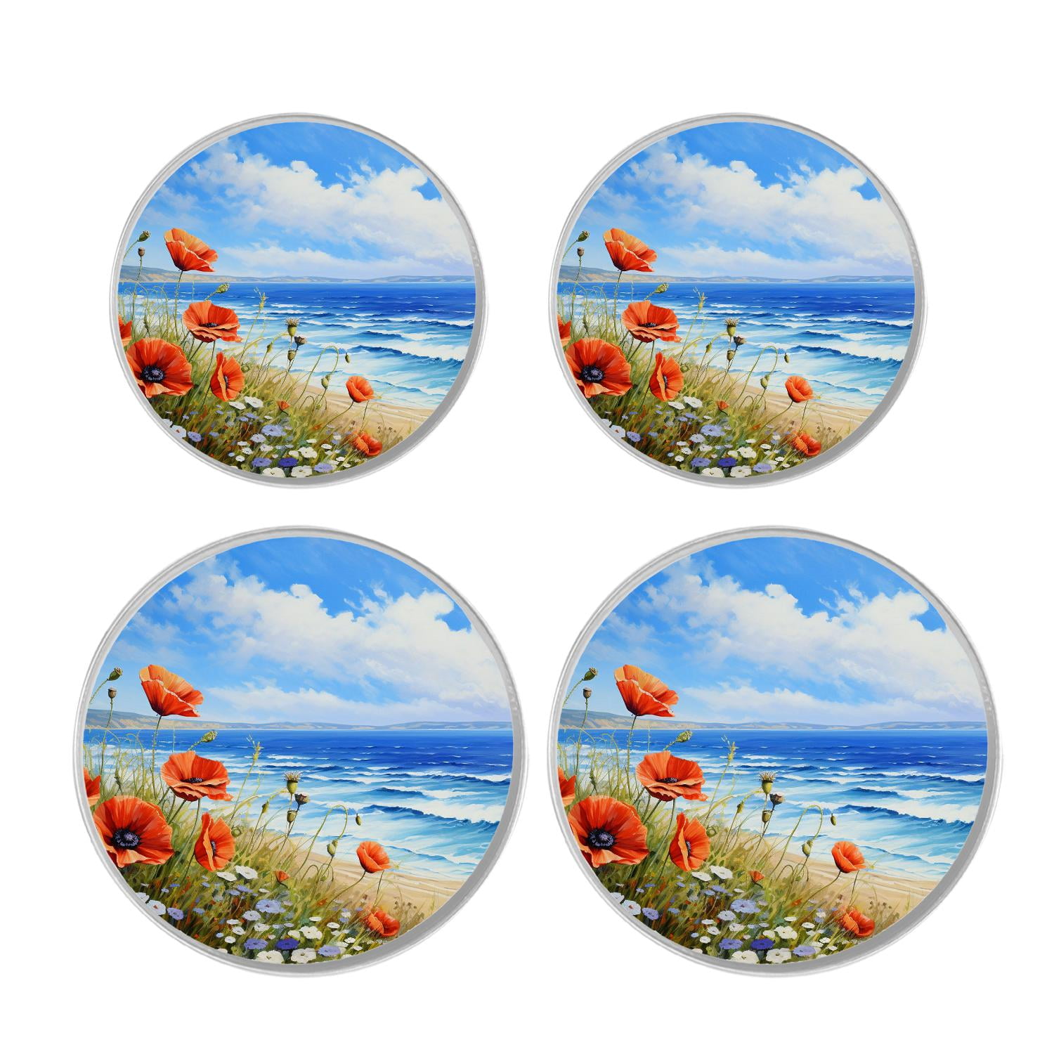 Decorative Stove Burner Covers 4 Pcs Metal Gas Stove Burner Cover 8Inch ...