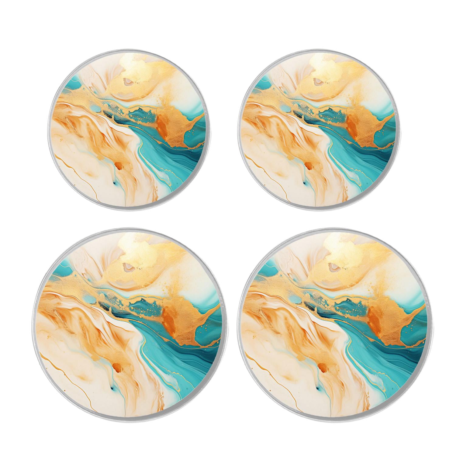 Decorative Stove Burner Covers 4 Pcs Metal Gas Stove Burner Cover 8Inch ...