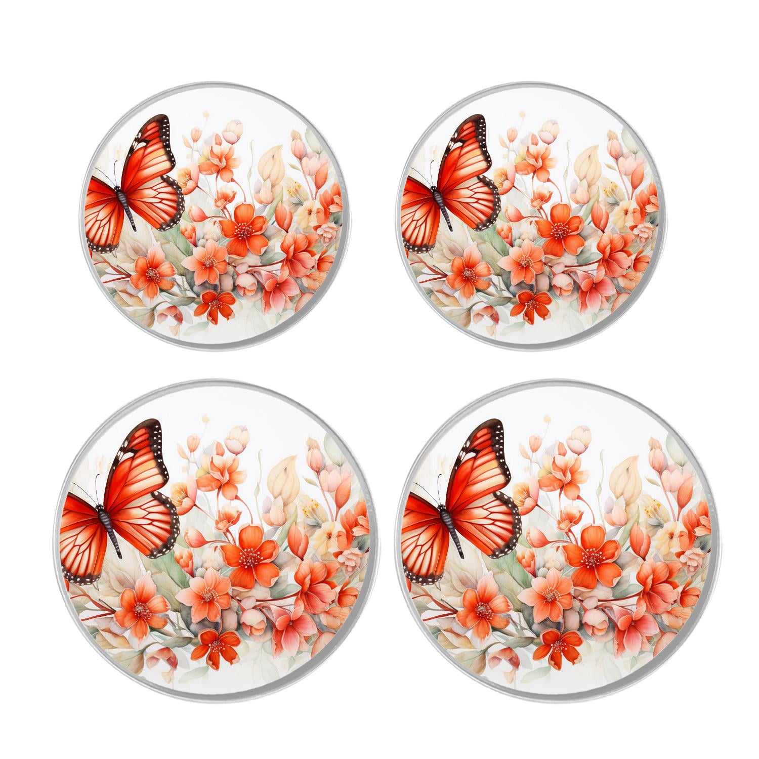 Decorative Stove Burner Covers 4 Pcs Metal Gas Stove Burner Cover 8Inch ...