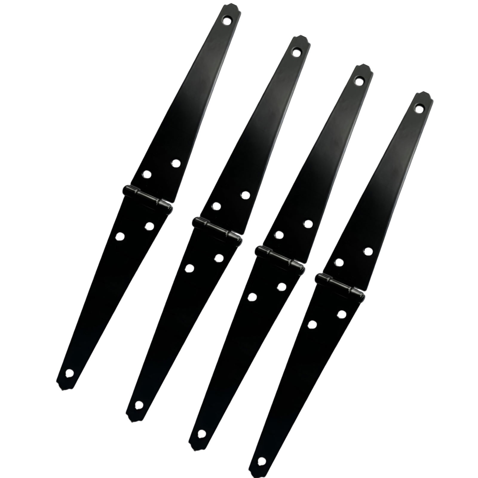 Decorative Strap Hinge Black Shed Door Gate Hinges Heavy Duty Door ...