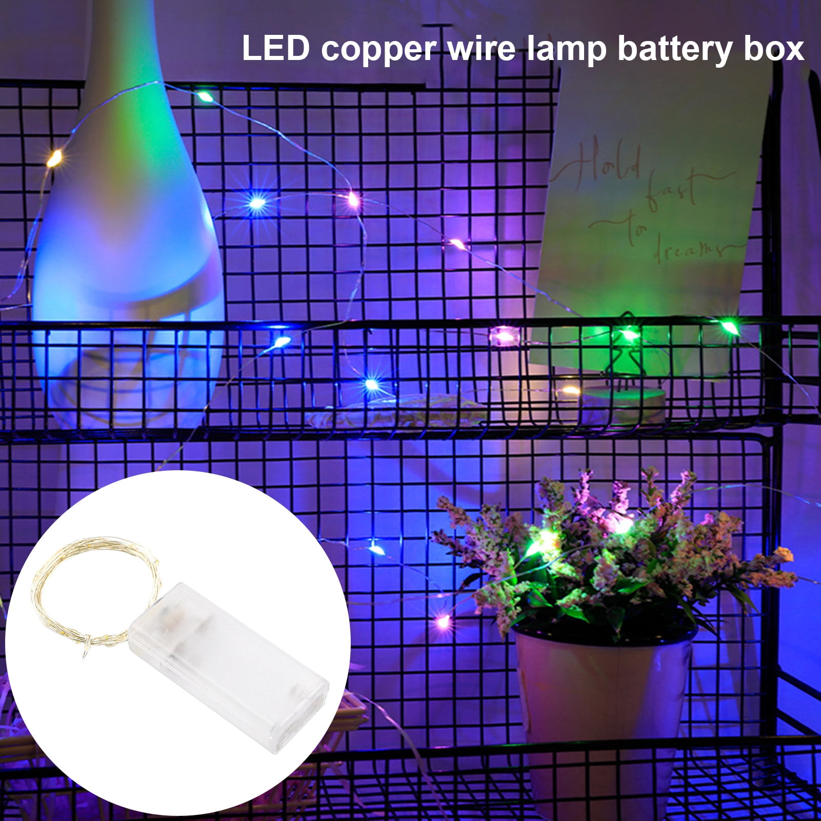 Decorative String Light Bright Flexible Not Dazzling Warm LED Fairy ...