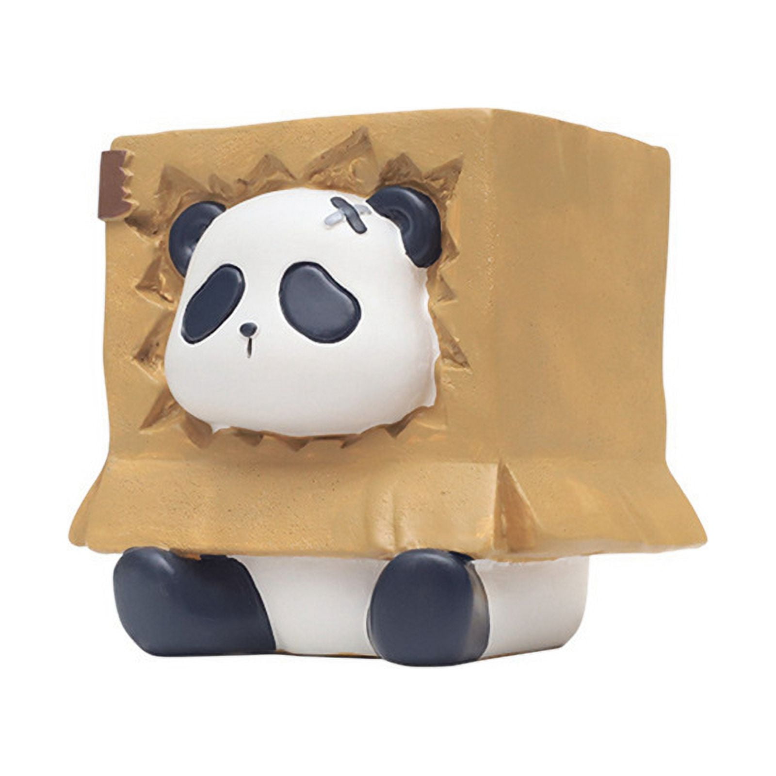 Decorative Succulent Planter Pots Cartoon Panda Shaped Small Flower Pot ...