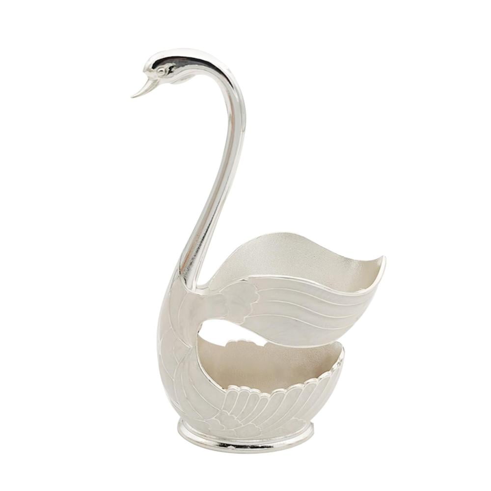 Decorative Swan Base Holder | Western Cutlery Dessert Fork Spoon ...
