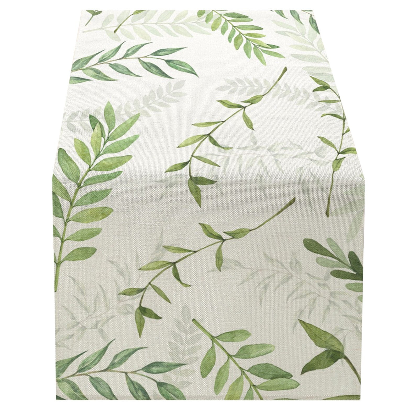 Decorative Table Banner - Household Antependium - Summer Leaves Print ...