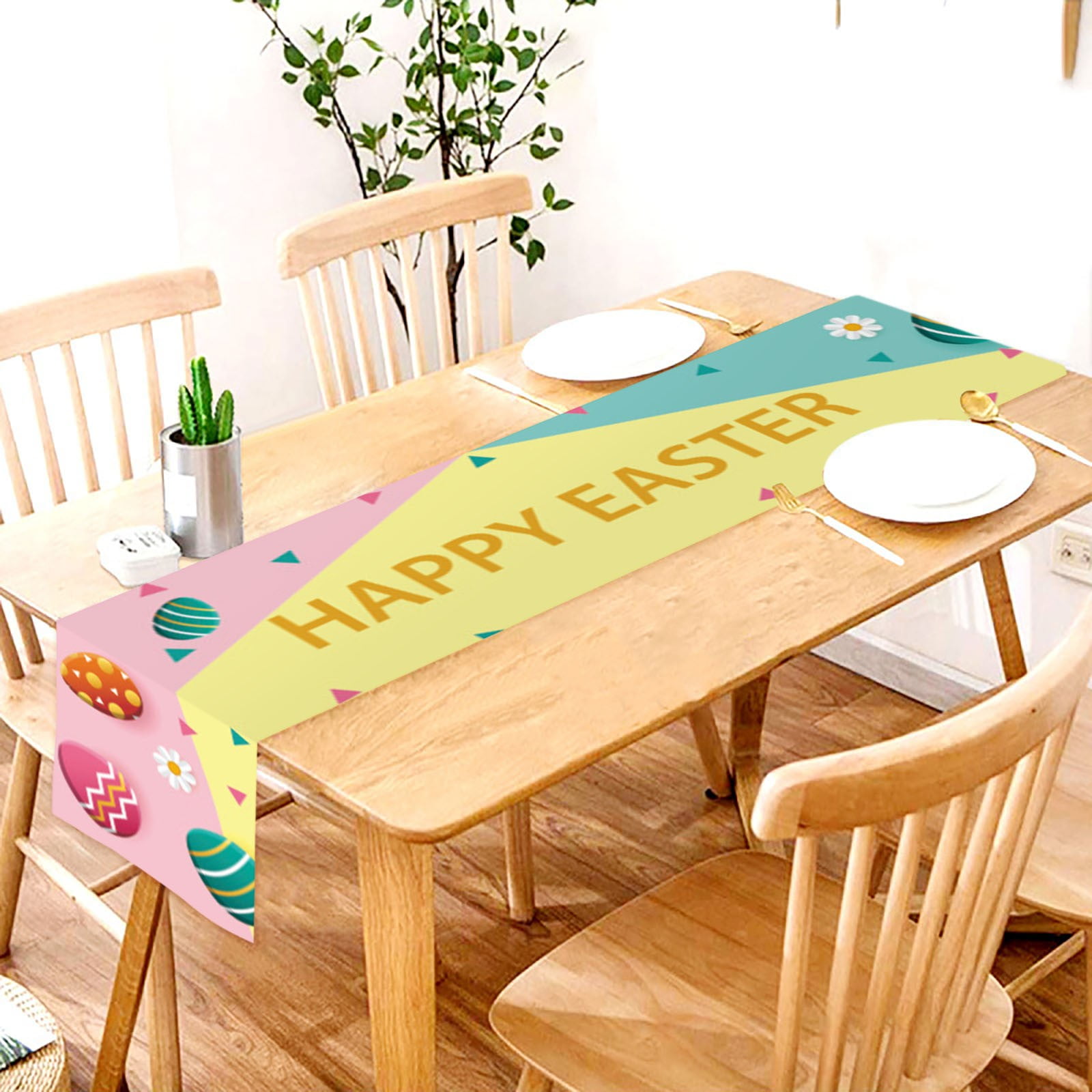 Decorative Table Cloth Easter Table Flag Holiday Party Family Table ...