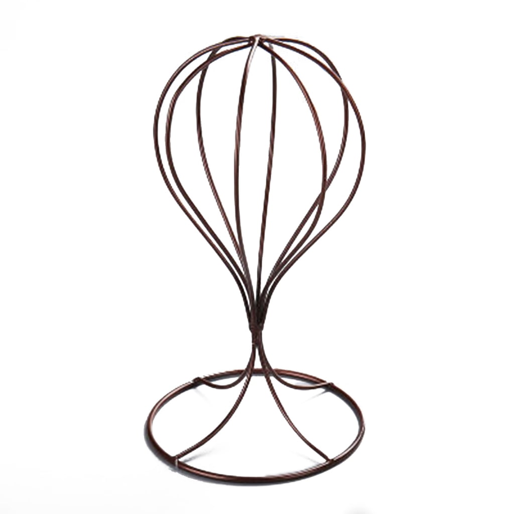 Decorative Tabletop Hat Rack, Metal Wigs Display Stand Holder for Cap ...