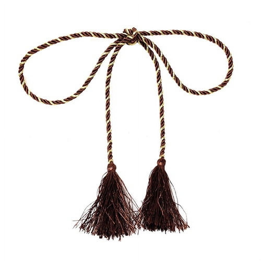 Decorative Tassel Rope Tie Backs for Window Curtain, Hand Knitting ...