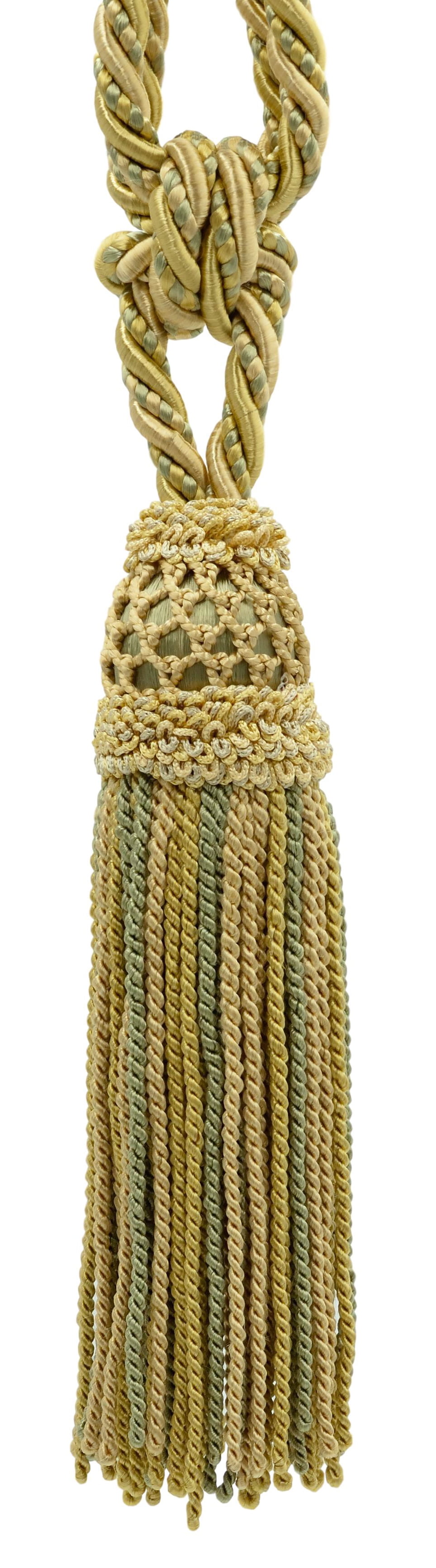 Decorative Tassel Tieback, Tassel Length 8" (20cm), 35" Spread (88.5cm ...