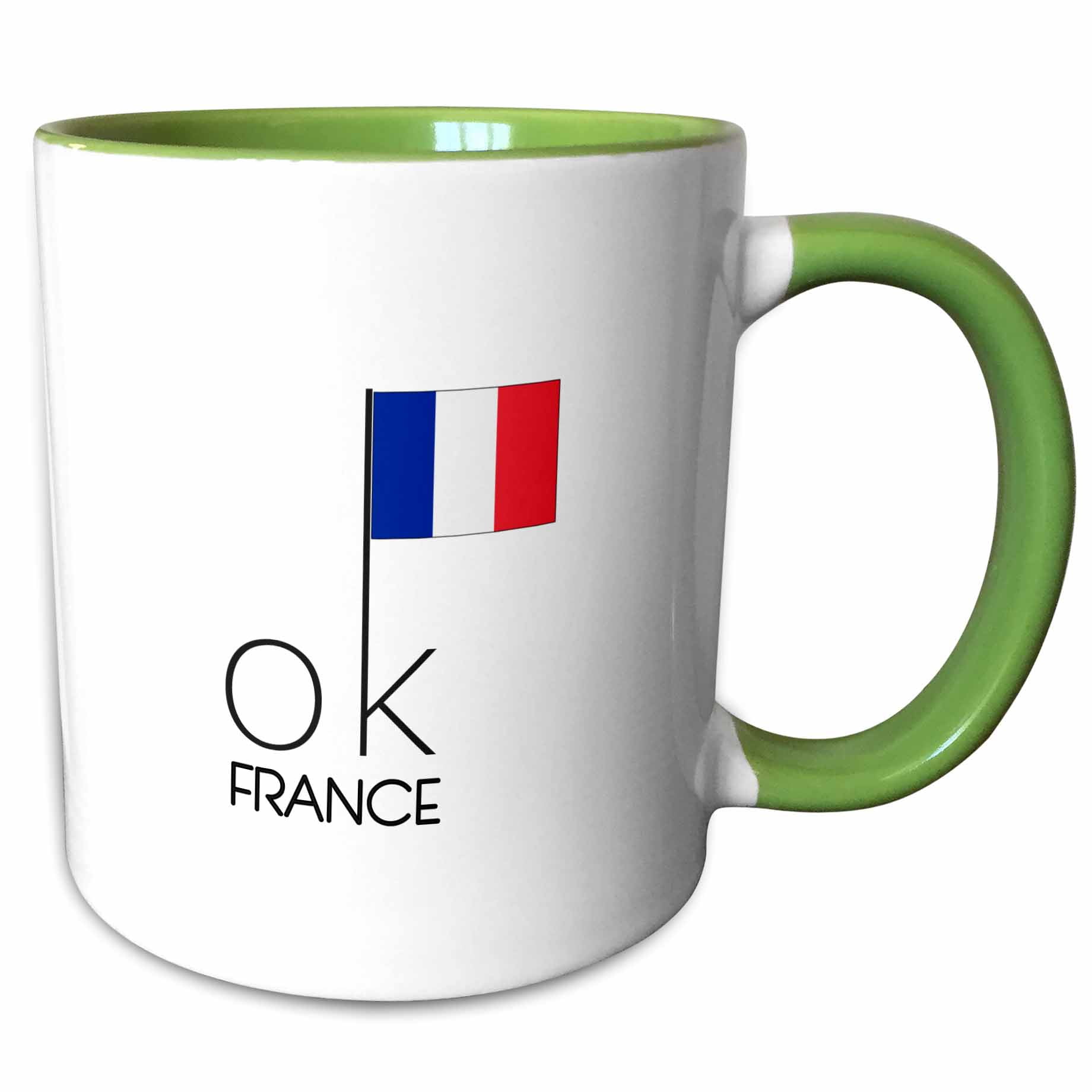 3drose, Decorative Text Ok France and an Image of the National Flag ...