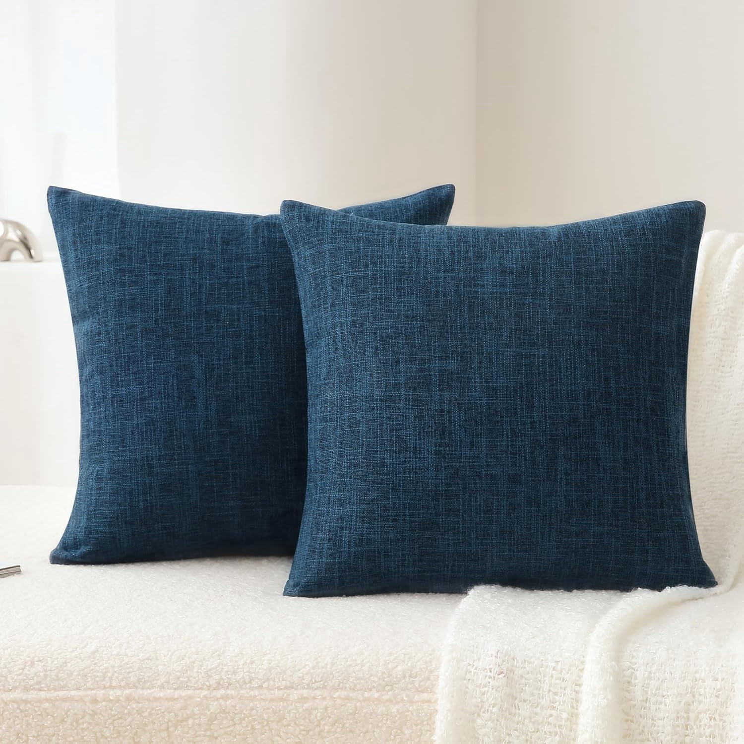 Decorative Throw Pillow Covers 18x18 Inch Super Soft Modern Farmhouse ...