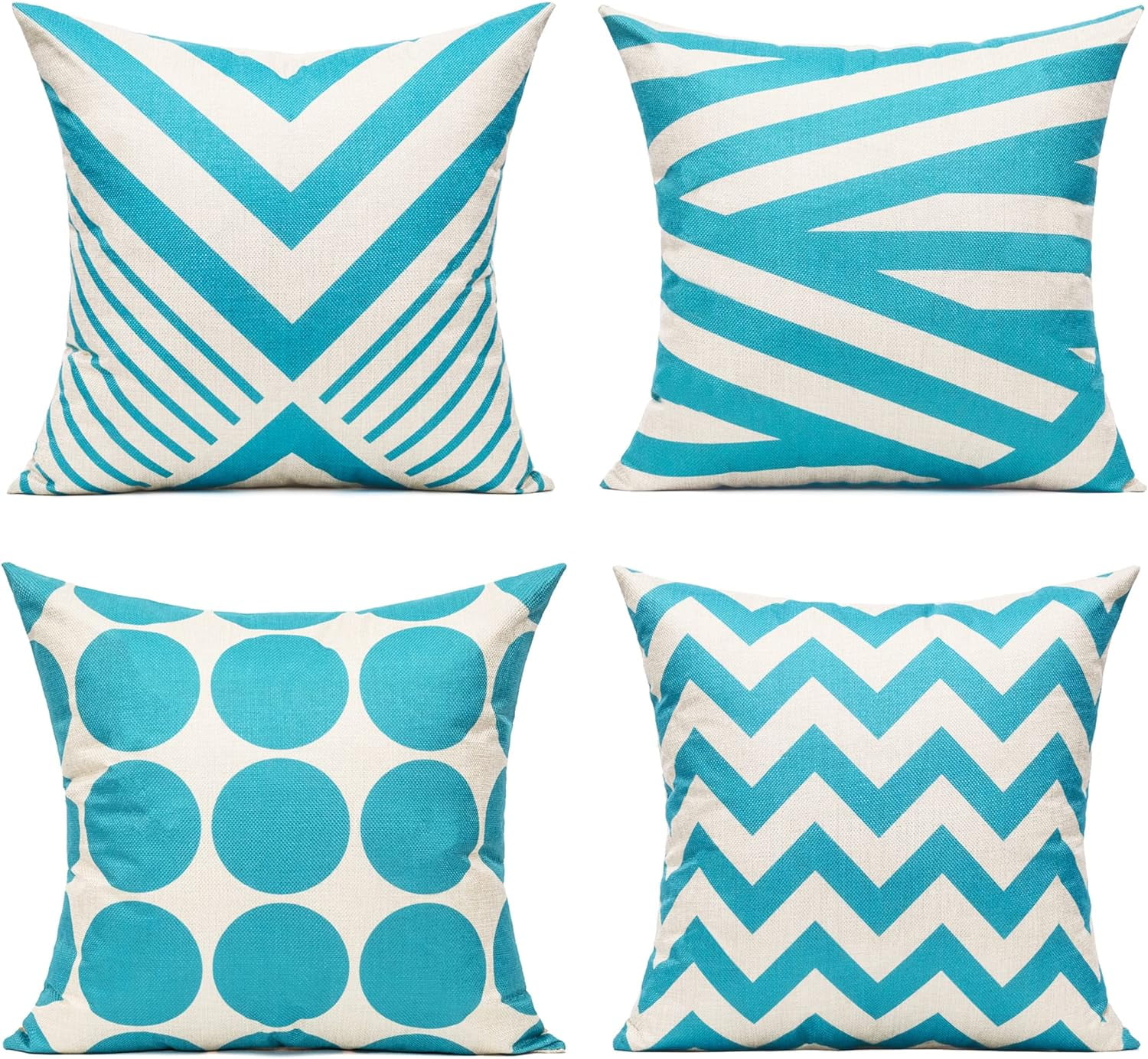 Decorative Throw Pillow Covers Cases Outdoor Cushion Home Decor Accent ...