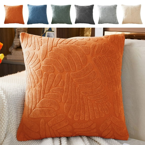Decorative Throw Pillow Covers – Faux Couch Cushion Covers | Multicolor ...