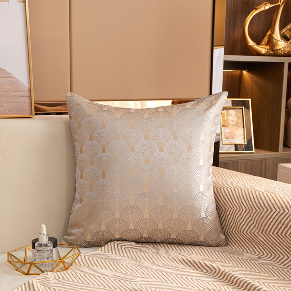 Decorative Throw Pillow Covers for Living Room Sofa Couch, Geometric ...
