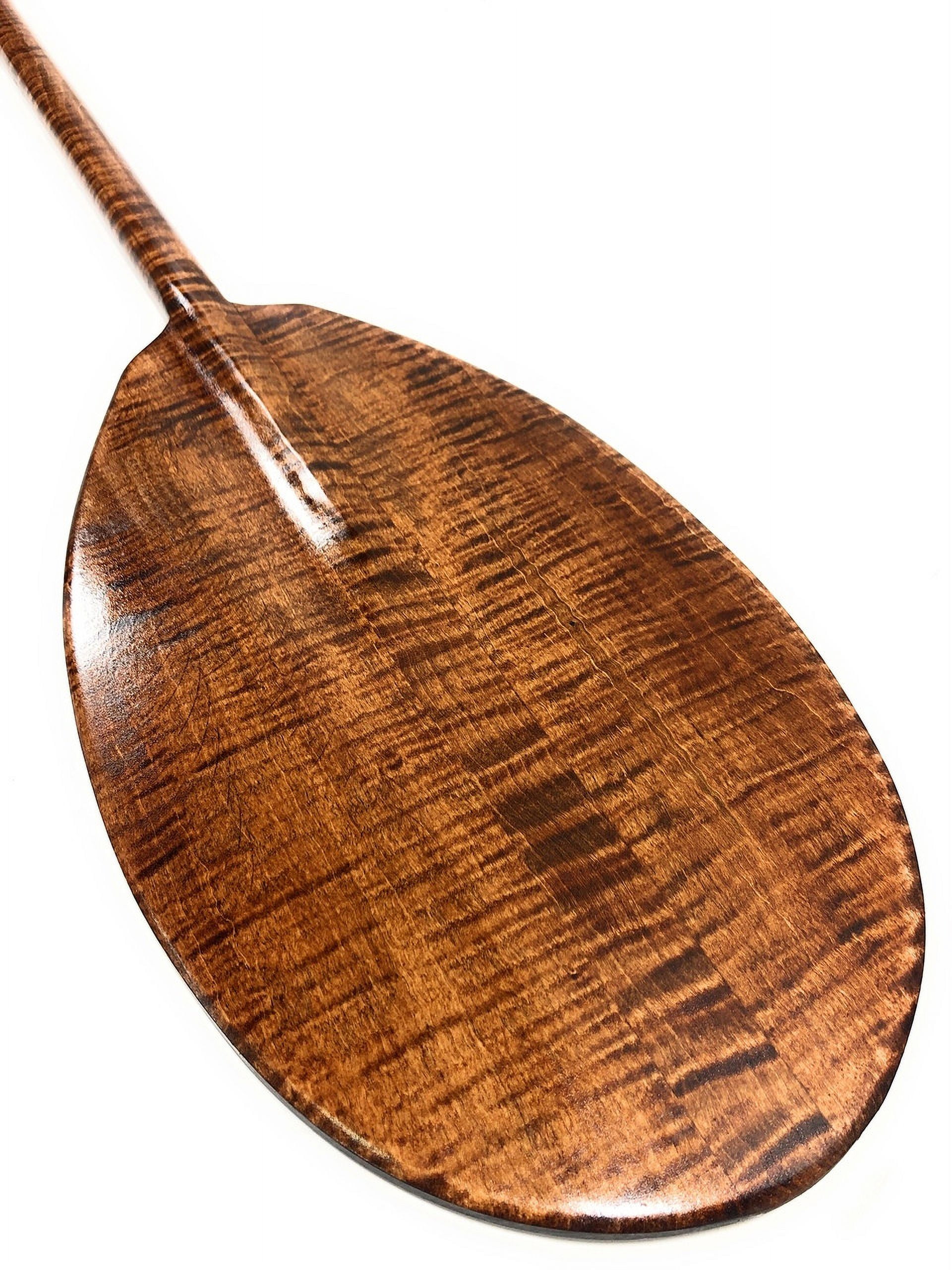 Decorative Tiger Curls Hawaiian Outrigger Paddle 60" - Made in Hawaii ...