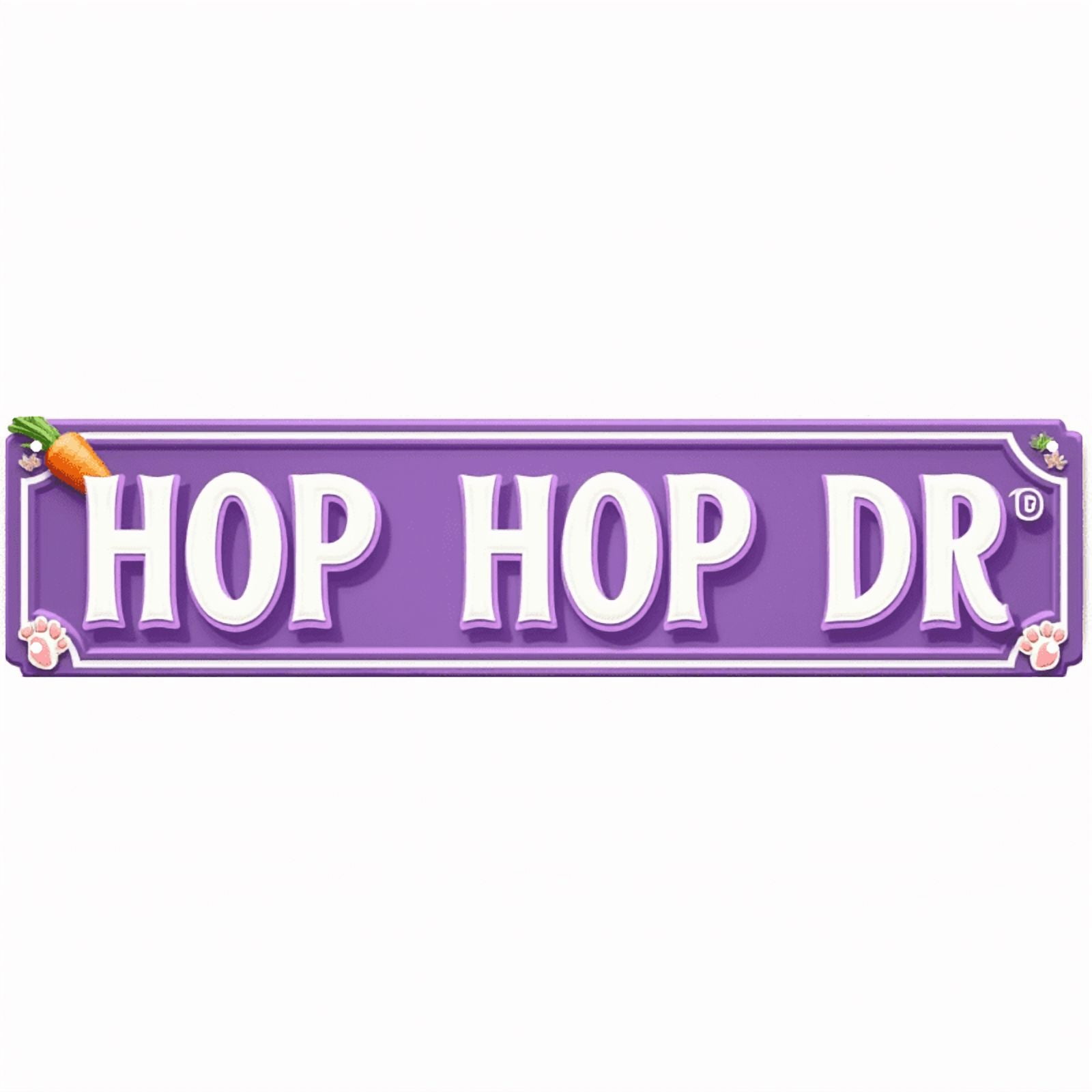 Decorative Tin Sign - 16*4 Inch "HOP HOP DR" Hip-Hop Design for Bedroom ...