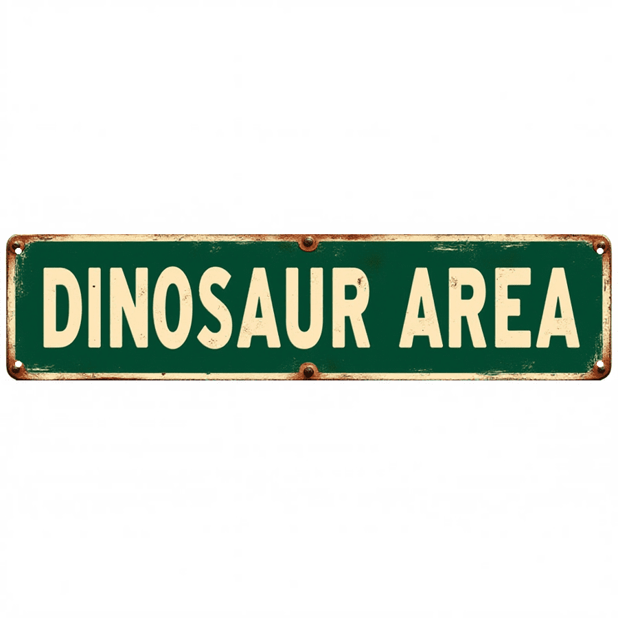 Decorative Tin Sign 16x4 Inch [Complementary Design: "Vintage Garden ...