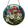 Decorative Toadstool Stained Glass Suncatcher – Nature Window Decor ...