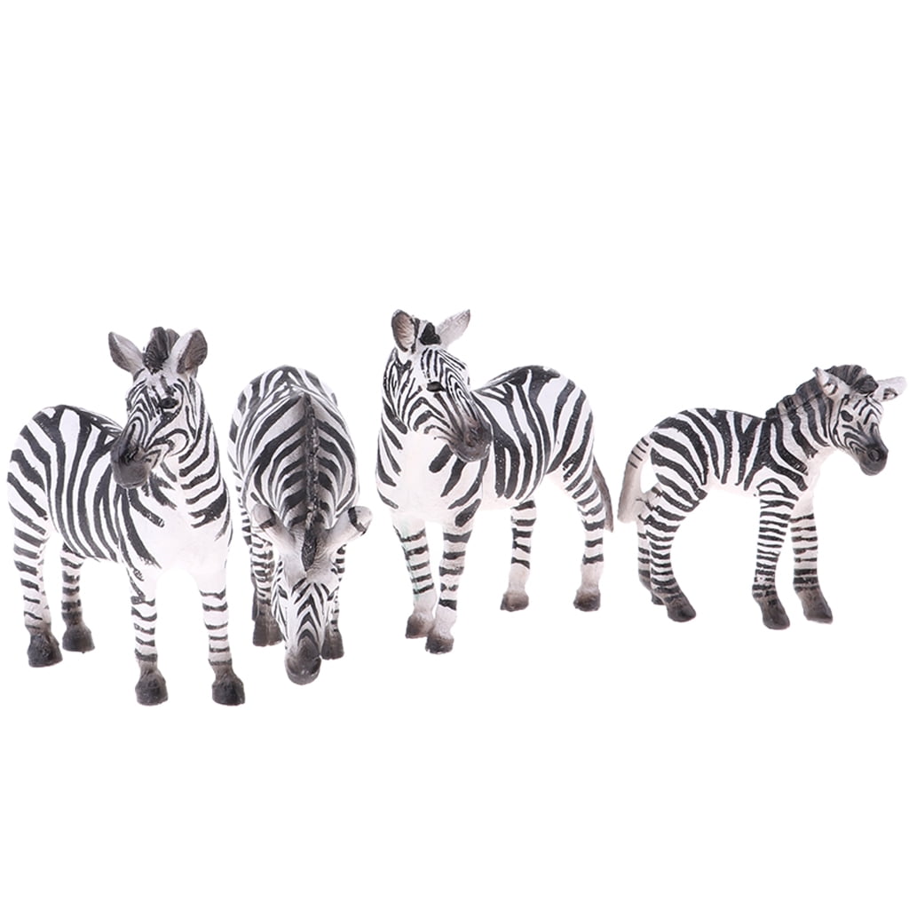 Decorative Toy Model Zebra Animal life Simulation Action Figure for ...