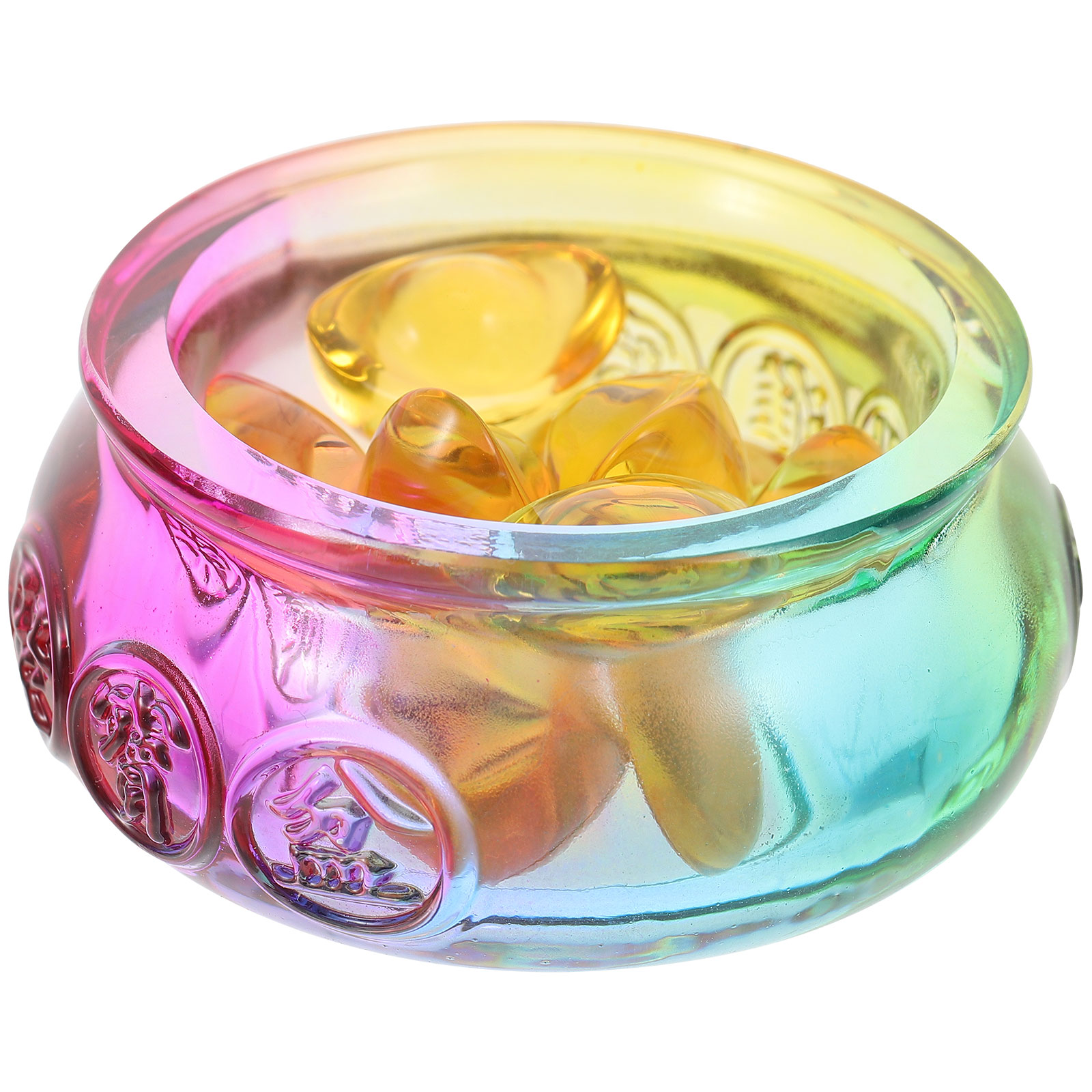 Decorative Treasure Basin Delicate Wealth Basin Desktop Ingot Decor ...