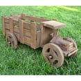 Shineco 4901OG Wood Truck Planter - Olive Green - Walmart.com