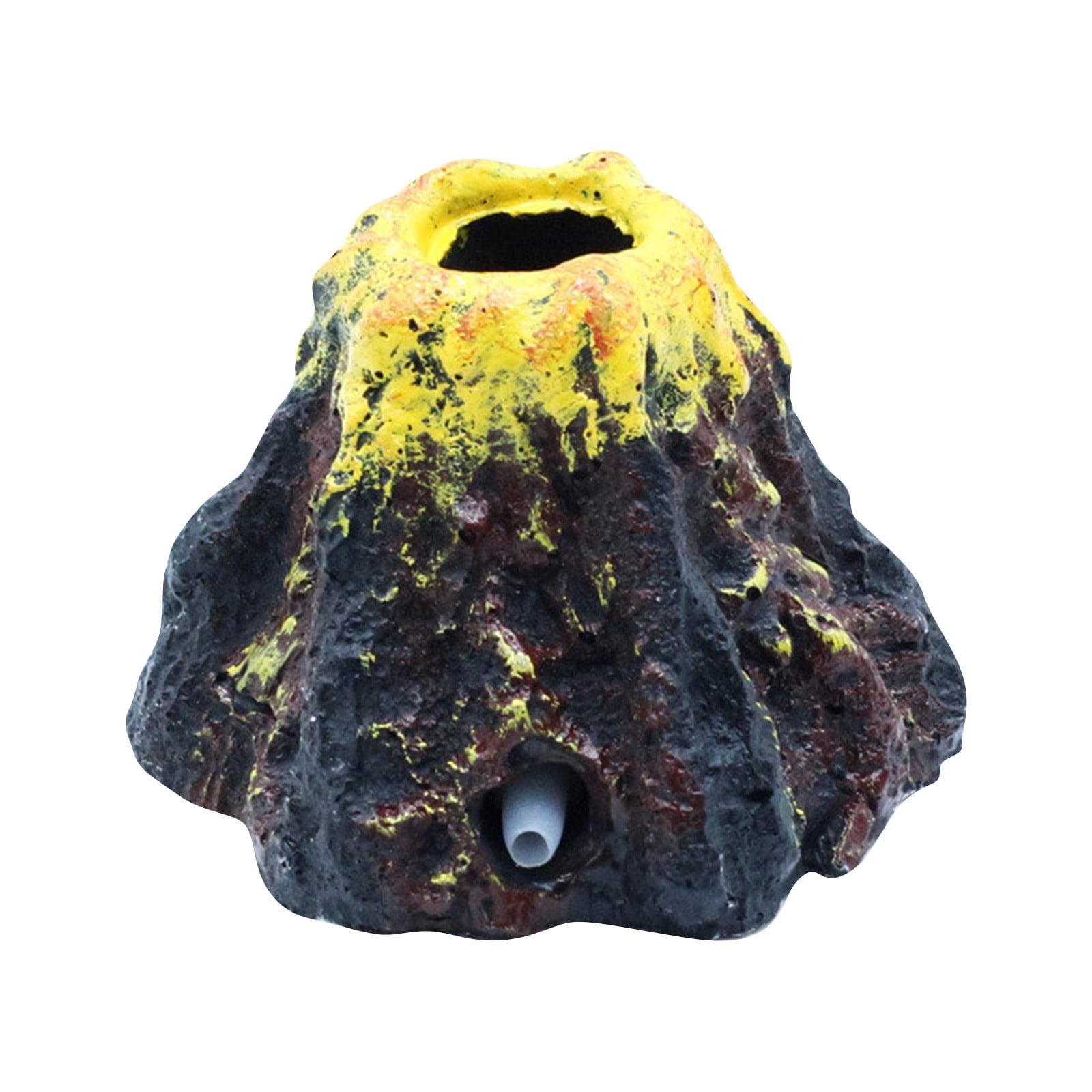 Decorative Volcano Aquarium Ornament with Air Stone Realistic Design ...