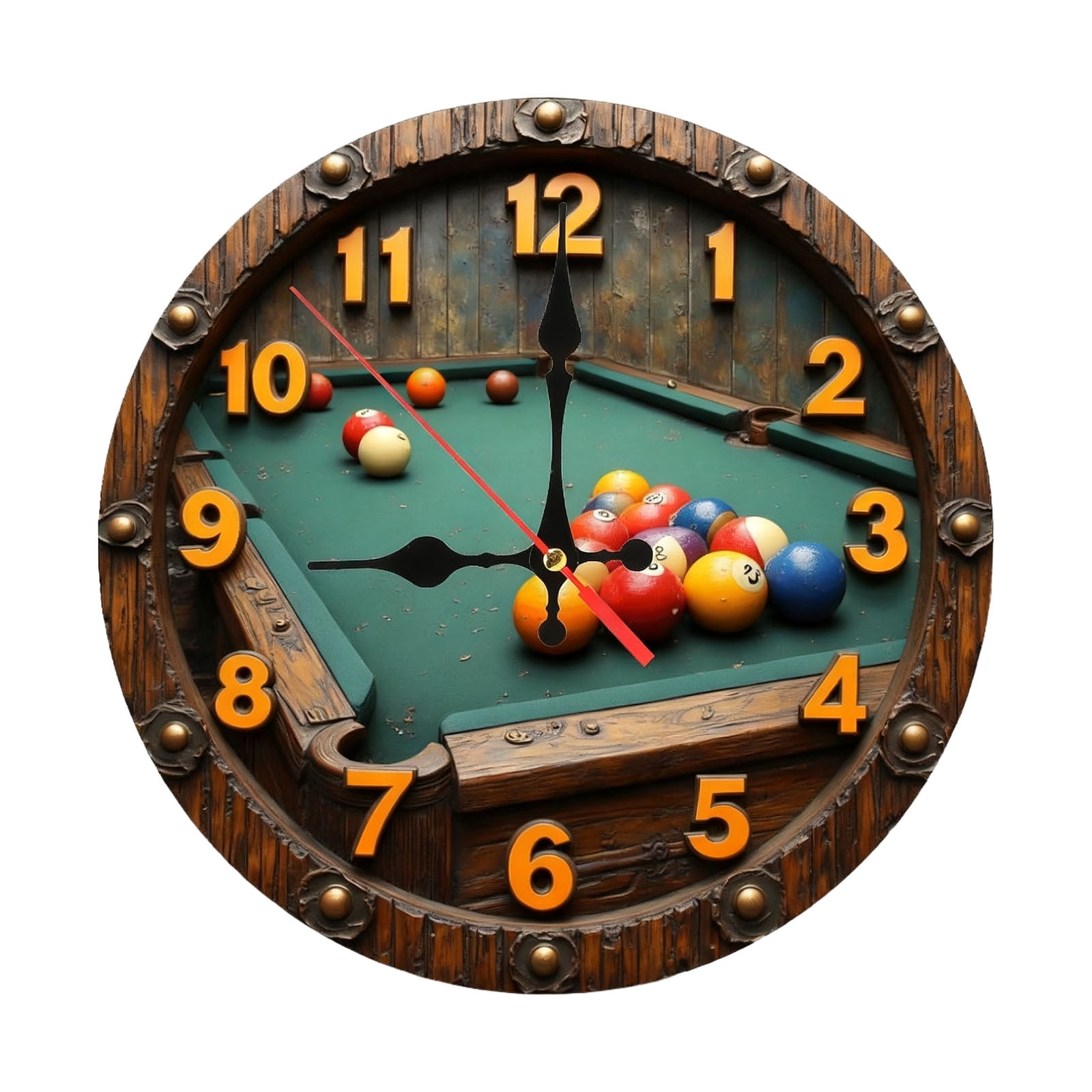 Decorative Wall Clock,Battery Operated Wall Clock Silents None Ticking ...