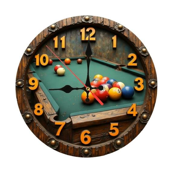 Decorative Wall Clock,Battery Operated Wall Clock Silents None Ticking ...