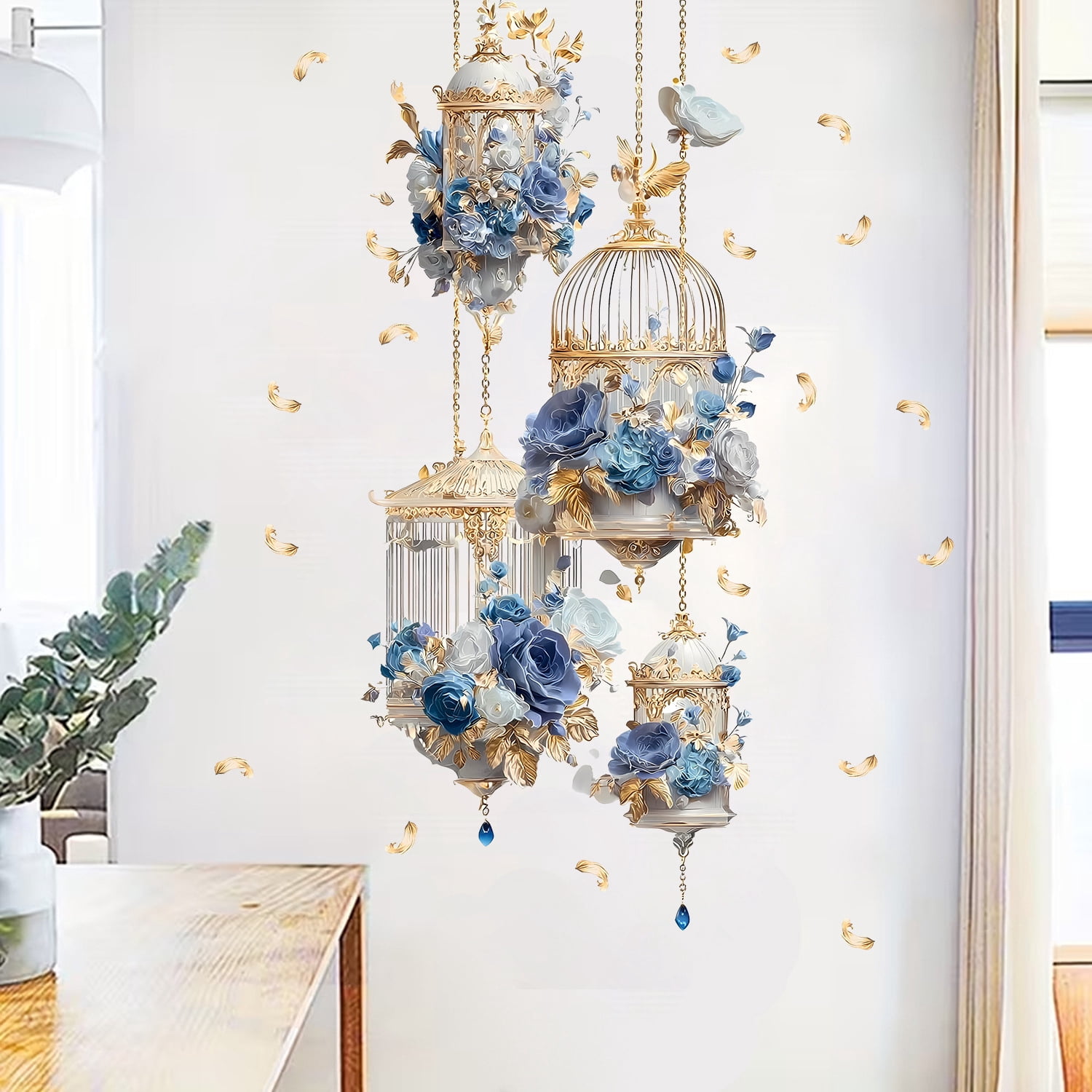 Decorative Wall Decals 11x25in Removable Stickers Vinyl Peel and Stick ...