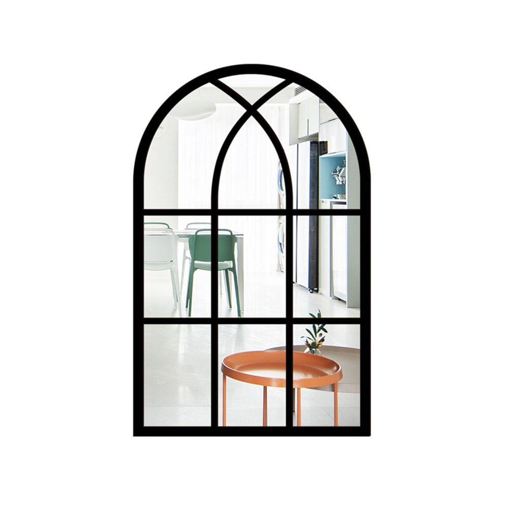 Decorative Wall Mirror Metal Window Mirror for Living Room Bedroom ...