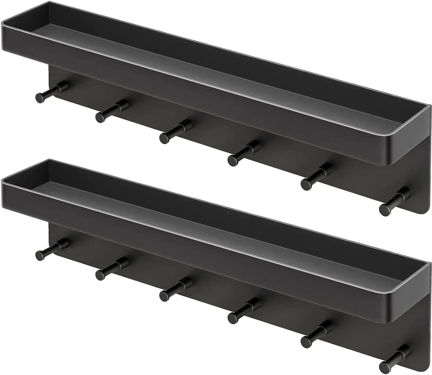 Decorative Wall Mounted Mail Organizer and Key Holder with Tray - 6 ...