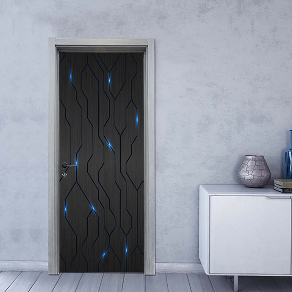 Decorative Wall Papers For The Door Stickers Nature Design Waterproof ...