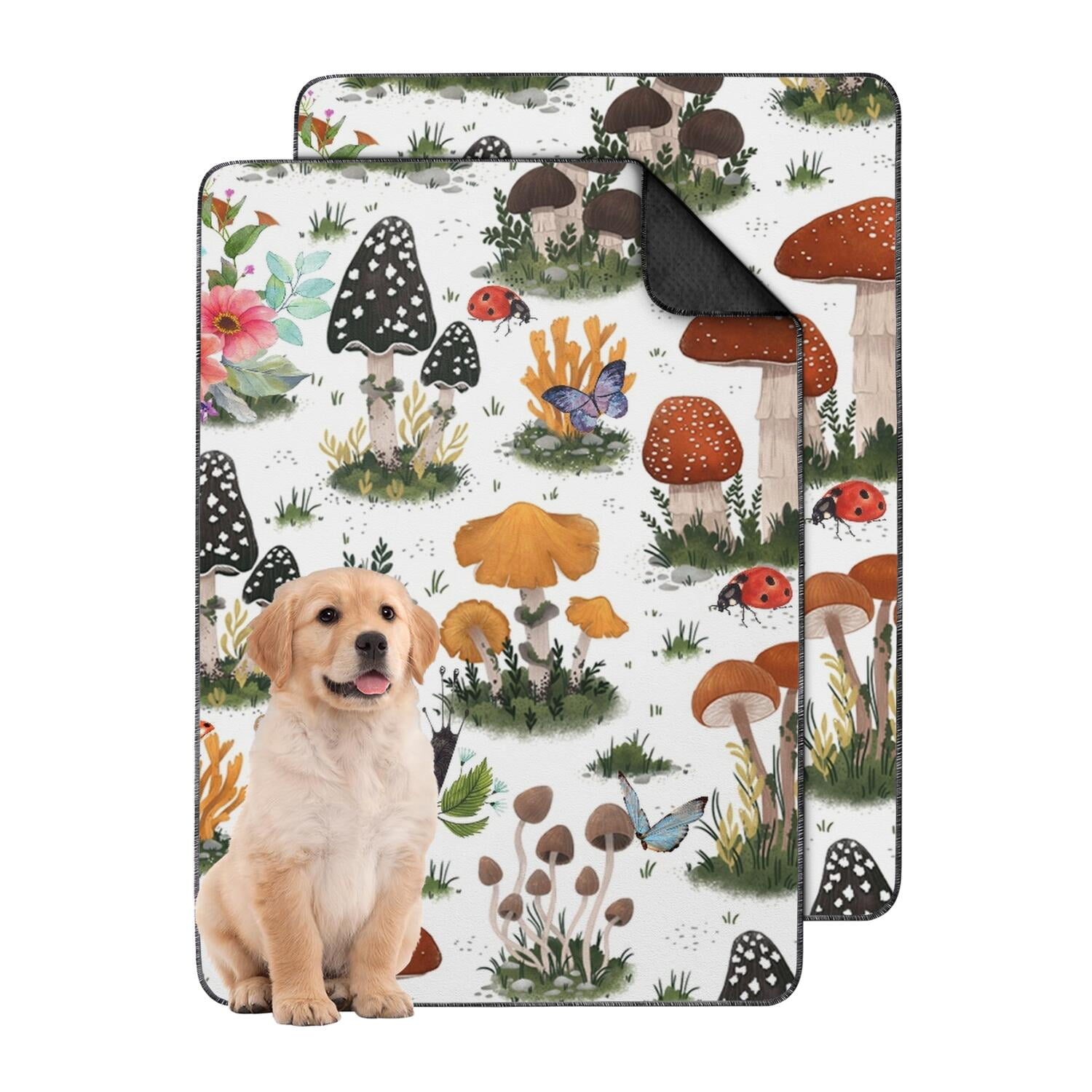 Decorative Washable Pet Training Pads, Large Reusable Absorbent Mat ...