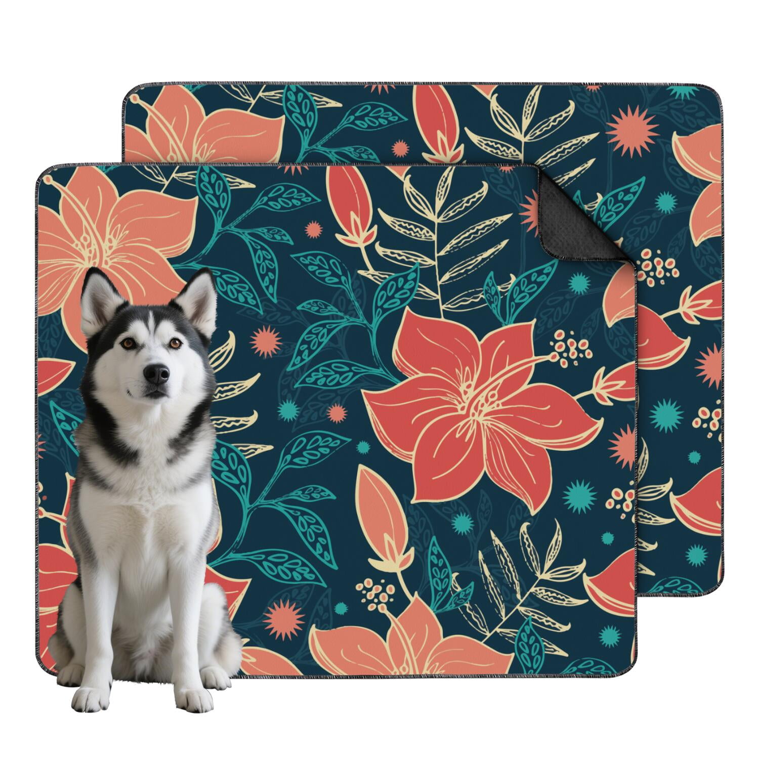 Decorative Washable Potty Pads for Indoor Use, Thick and Absorbent with ...