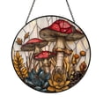 Decorative Winged Form Illustration Stained Glass Suncatcher – Window ...