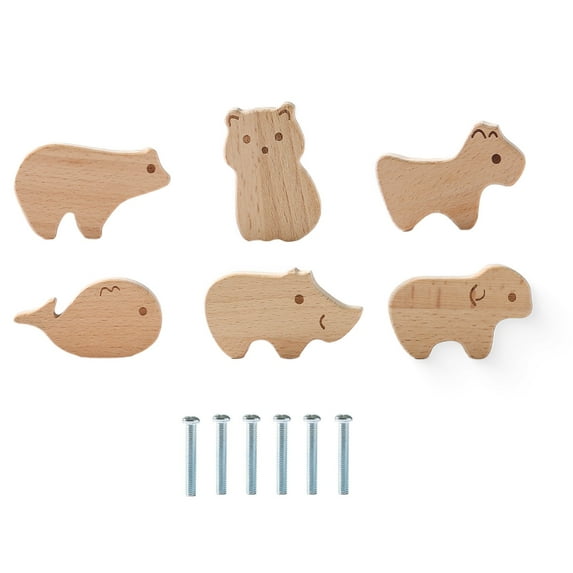Decorative Wooden Drawer Pulls in Shapes Pattern Round Wooden Drawer ...