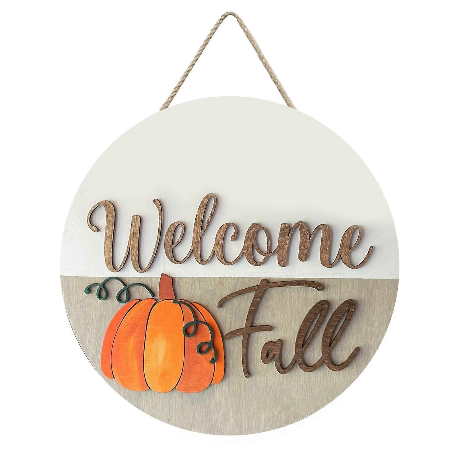 Decorative Wooden Sign, Front Door Wooden Welcome Sign, Farmhouse ...