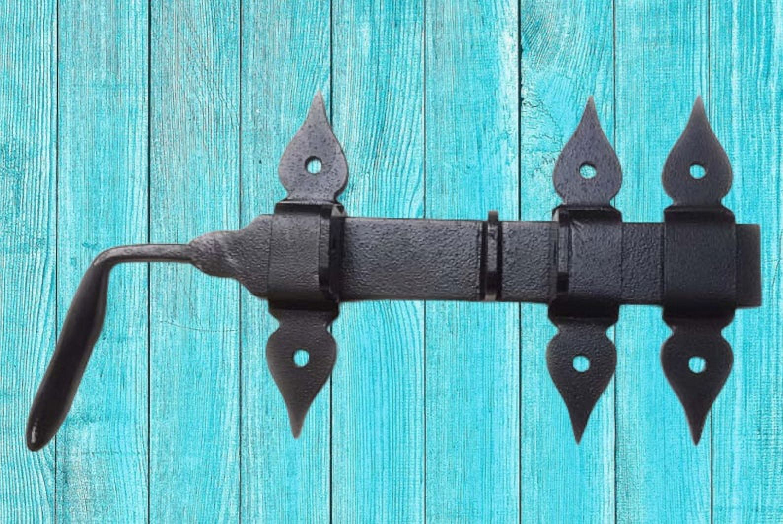 Decorative Wrought Iron Door & Gate Handmade Speakeasy Strap Hinge ...