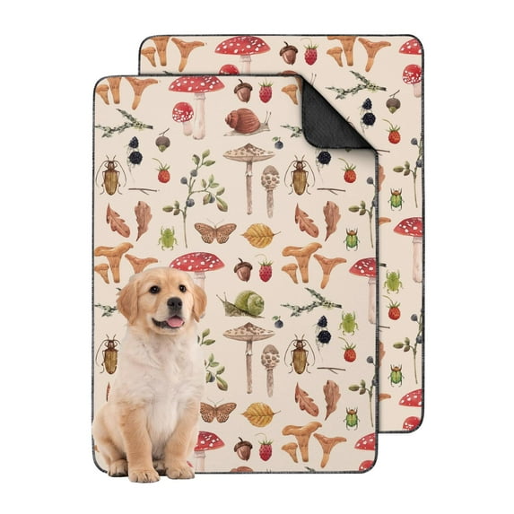 Decorative and Practical Dog Pee Pads, Reusable Mat System for Simple ...