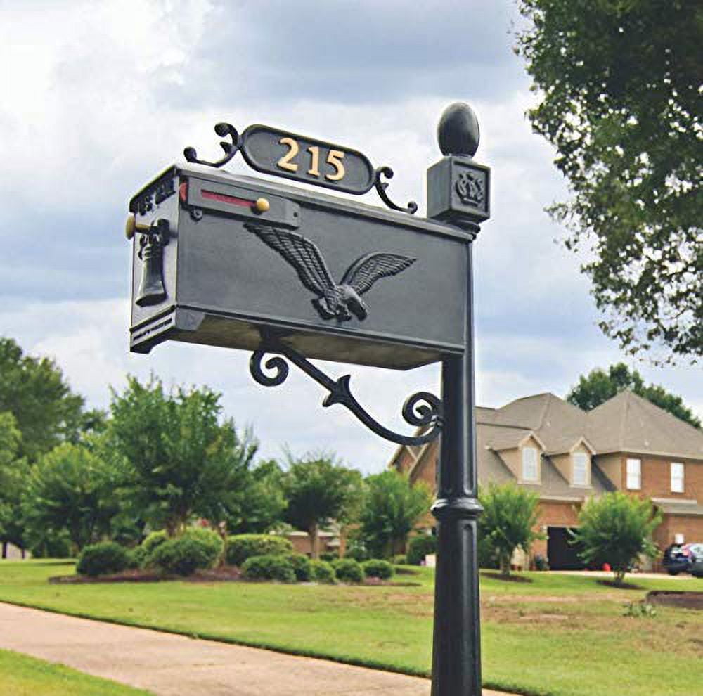 Decorative mailbox address number plate | GSi Williamsburg Mailbox ... Decorative mailbox address number plate | GSi Williamsburg Mailbox ...